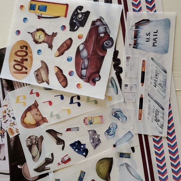 Creative Memories | Office | Creative Memories 4s Decade Stickers 940 ...